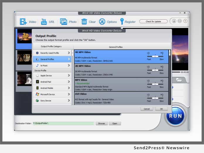 Software: WinX HD Video Converter Deluxe Reforged for Faster 4K ...