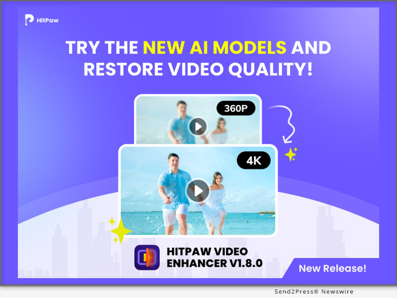Software: HitPaw Video Enhancer V1.8.0 Released: Major Update Provided ...
