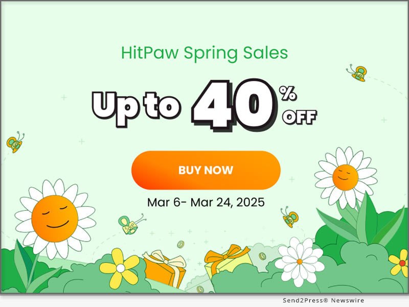 Software: HitPaw Kicks Off Spring Sales 2025, with Massive Discounts ...