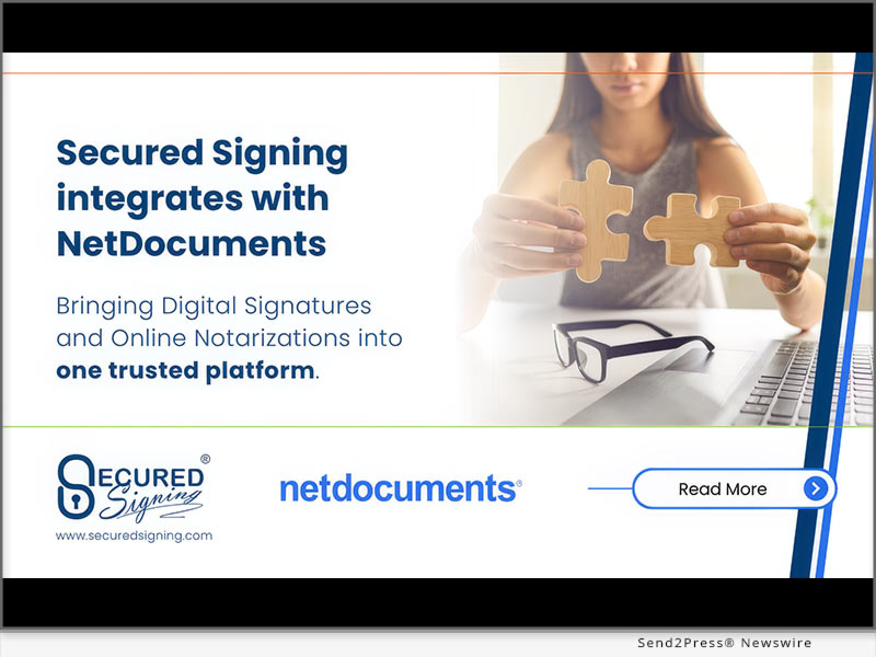 Software: Secured Signing Integrates with NetDocuments to Revolutionize ...